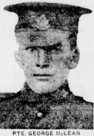 West End Dumplings: Manitoba's WWI Fallen: Private George McLean of Douglas