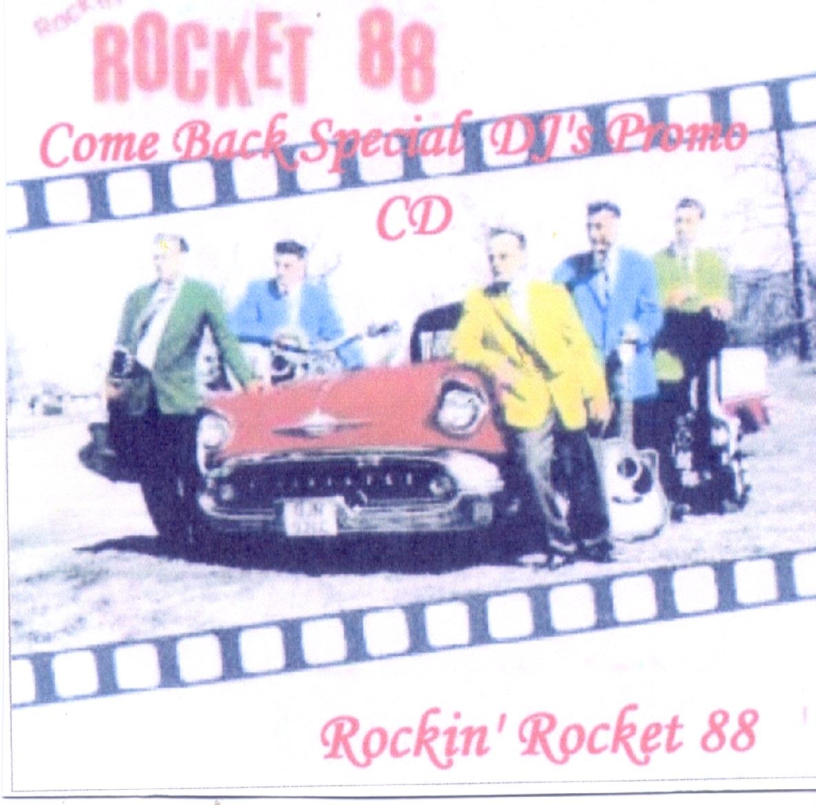 RickyRockabillyArchives: Rockin'Rocket 88 Promo-Cd & Ricky Card