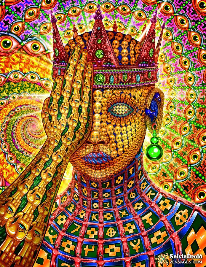 DMT-Inspired Art by SalviaDroid