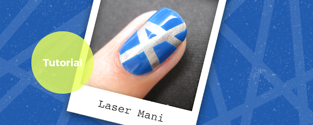 Nailside: Tutorial: laser design tape mani