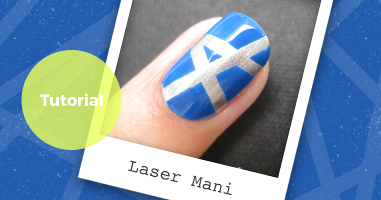 Nailside: Tutorial: laser design tape mani
