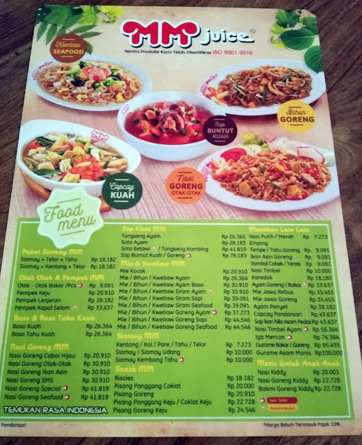 The Satyahadi's Journal: Rehat Sejenak di MM Juice Resto Gadog Puncak