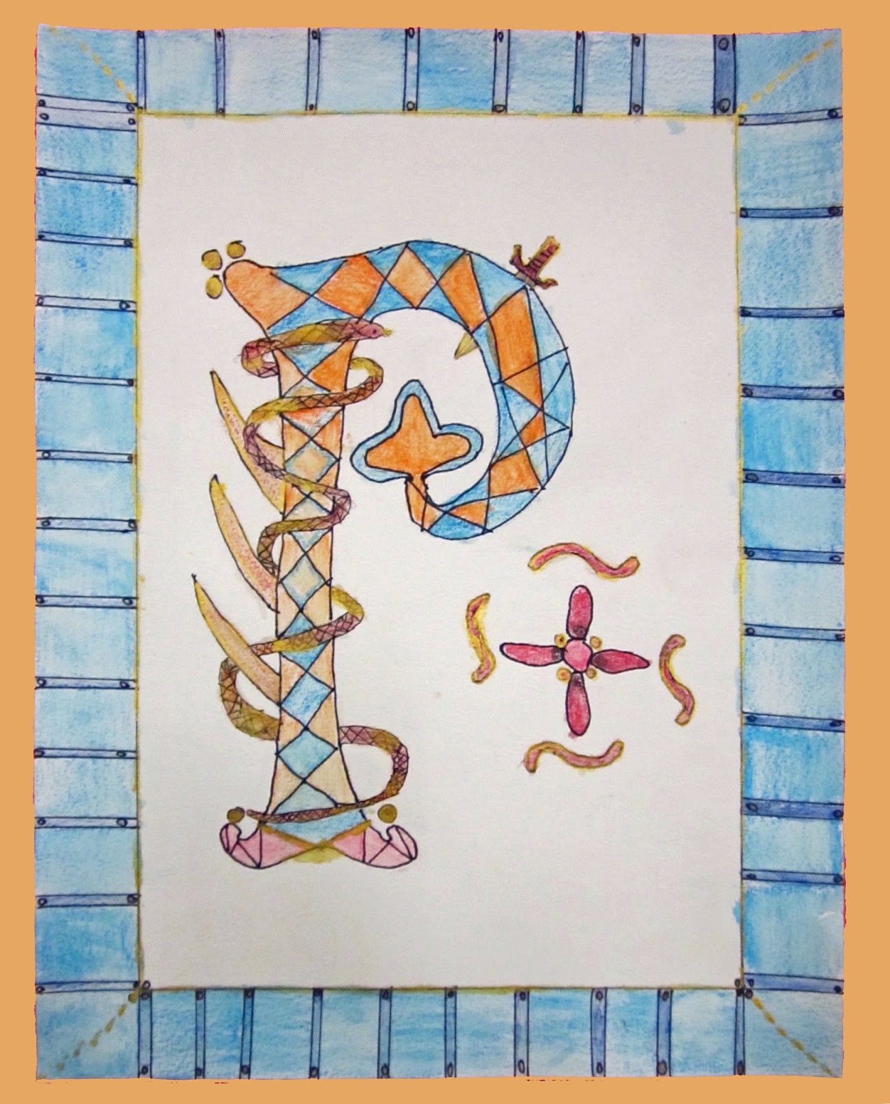 Student Art Gallery: Illuminated Letters