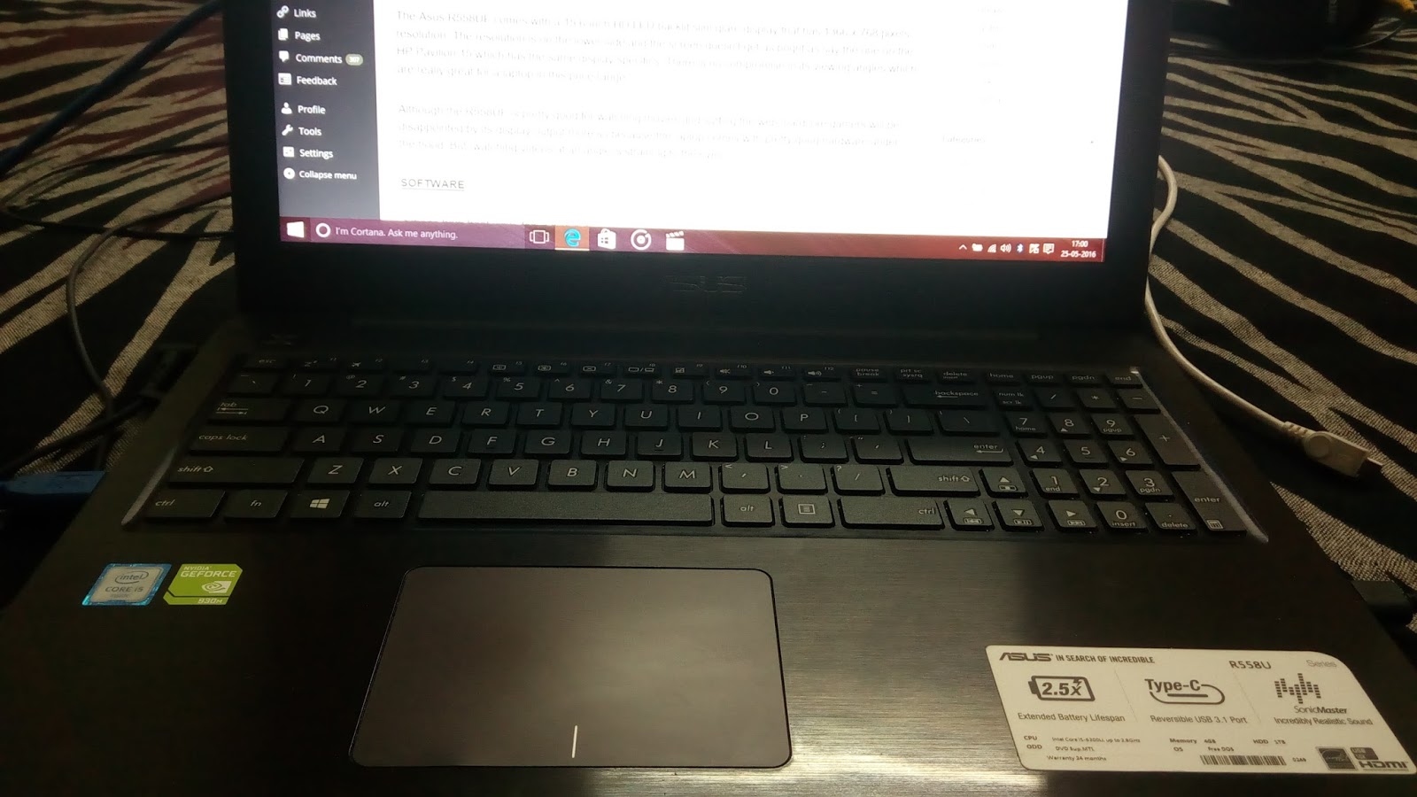 A Review Of The ASUS R558UF Budget Gaming Laptop | Sparker0i