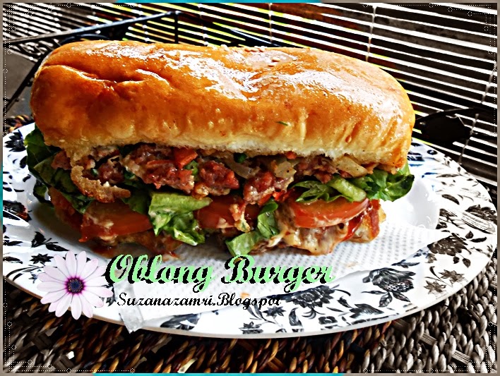 ..Cooking with soul.....: OBLONG BURGER