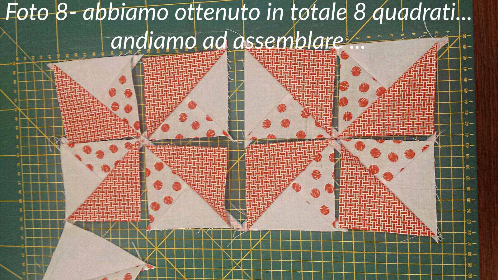 Avviciniamoci al patchwork!tutorial girandola offerto da Filomania ...