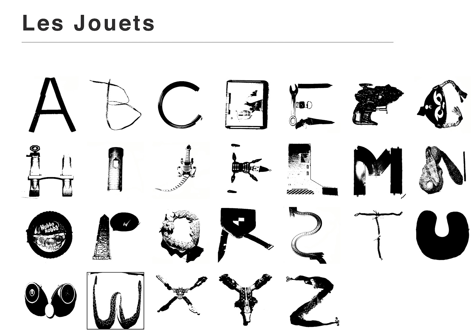 les Arts Appliqués à Albert de Mun: SECONDE GT AA L'alphabet et la ...