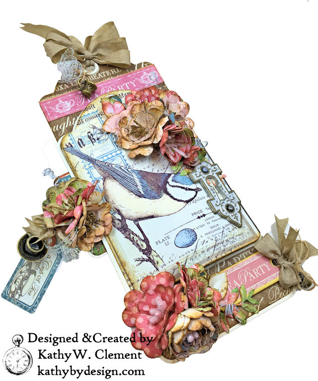 Scrapbooking & Paper Craft Supplies Crafts ATC Tag & Flower Graphic 45 ...