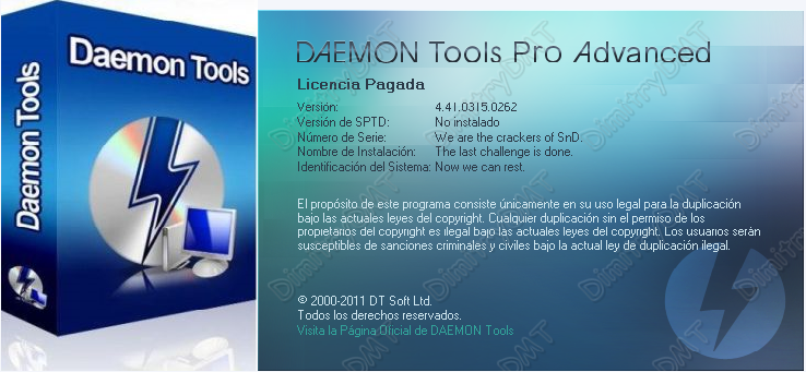 DAEMON Tools Pro Advanced 4.41.0315.0262 |Free Sources Site