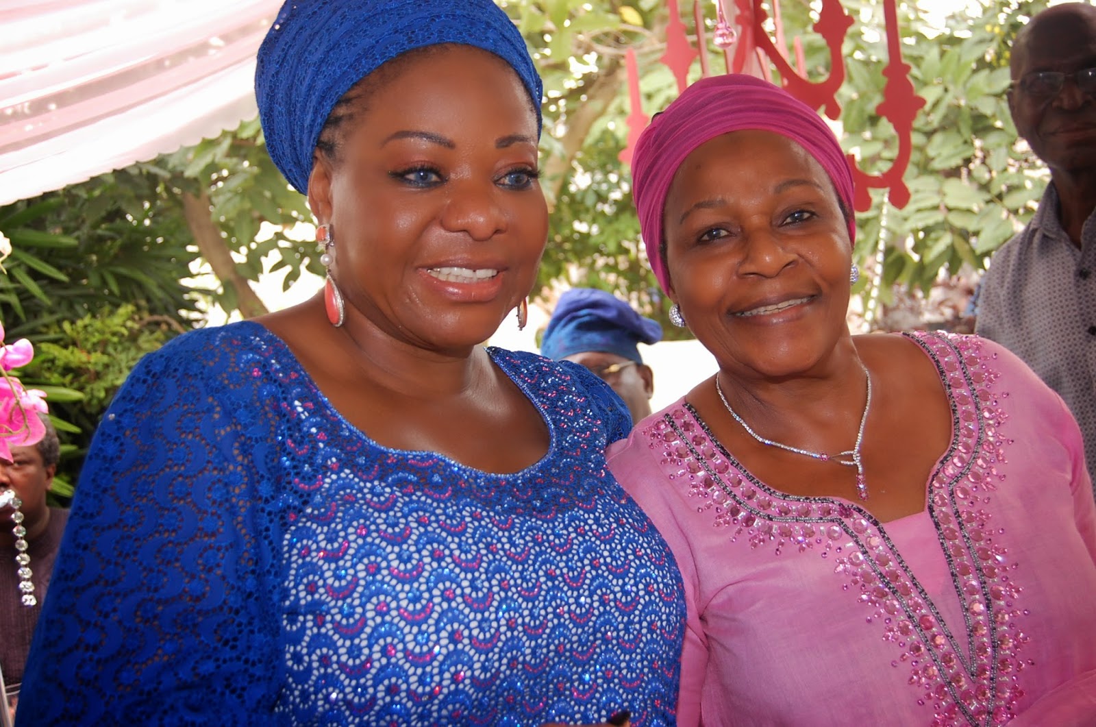 theelites : FACES AT MODUPE OGUNTADE'S CHRISTENING PARTY FOR GRAND DAUGHTER