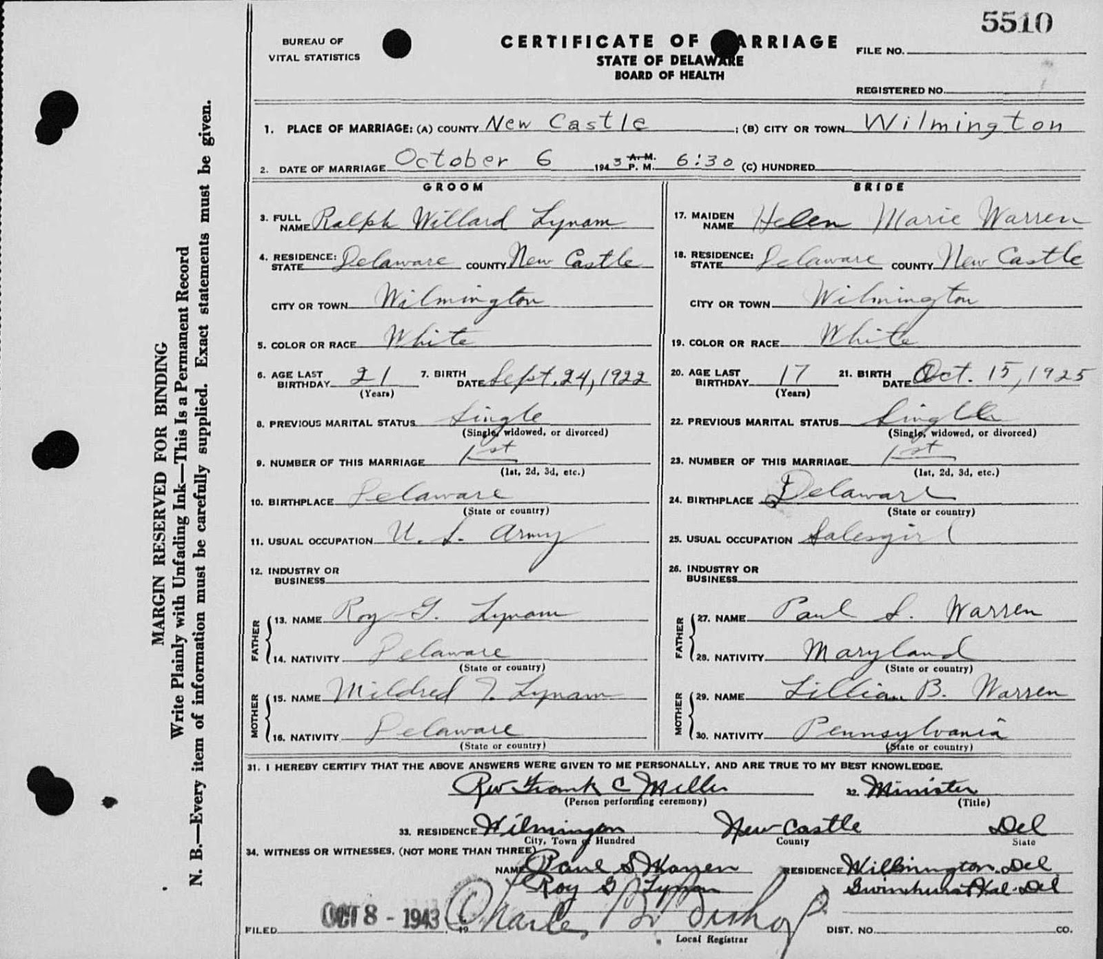 Southern Legacy: Ralph Willard Lynam (1922-2007)