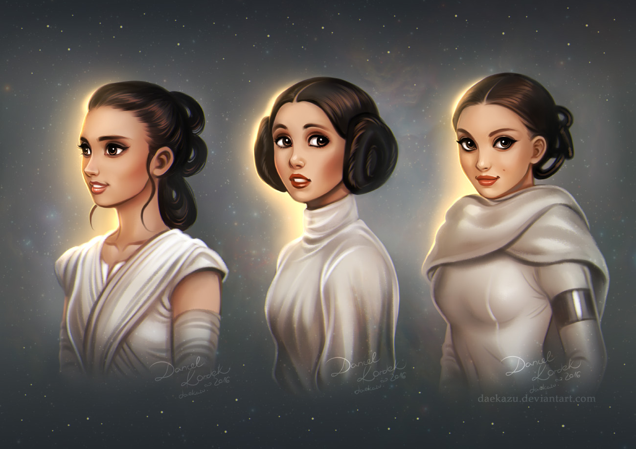 Disney Cast: Star Wars por Daekazu