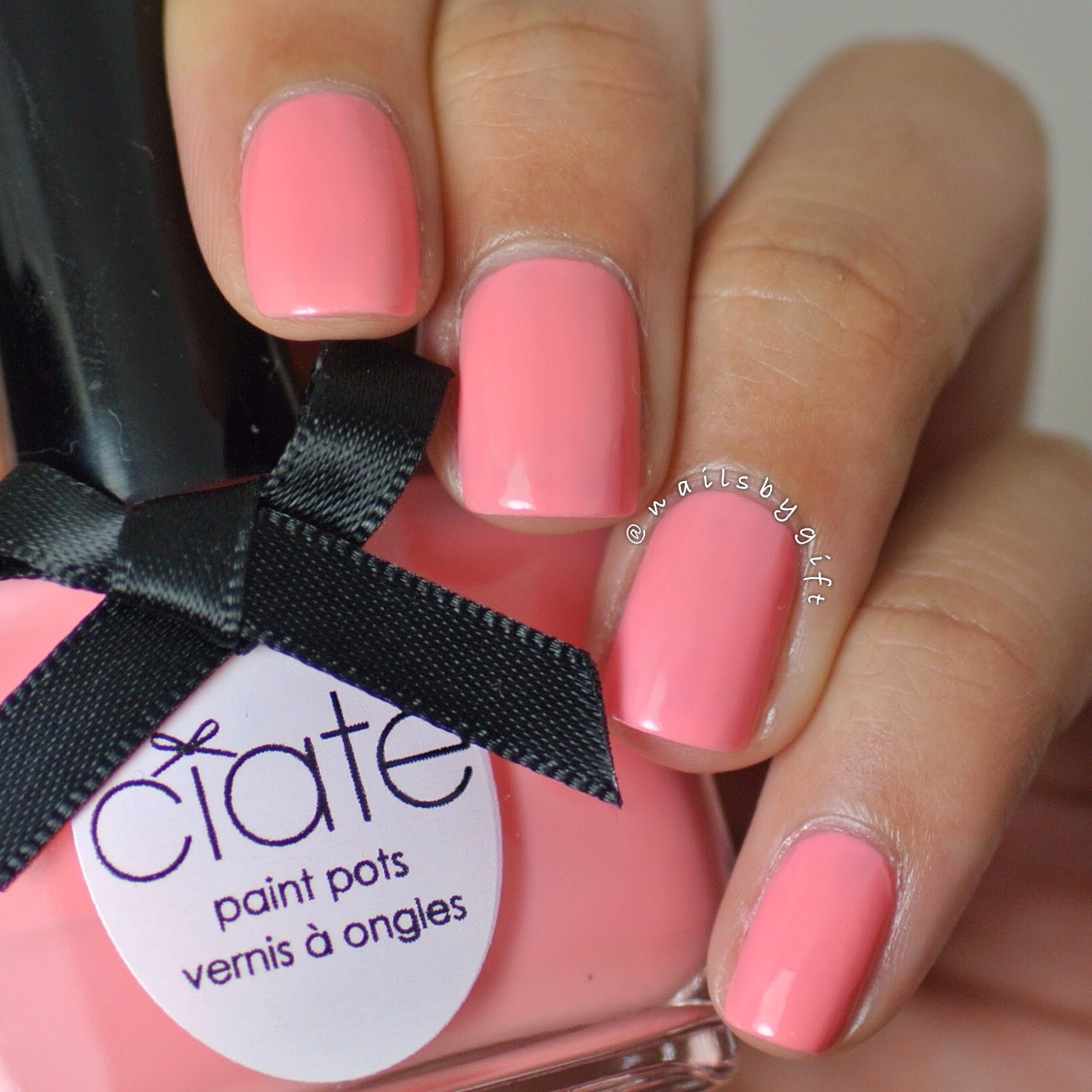 Nails by Gift: Ciate Cookies and Cream + Sugar Plum + Hoopla Swatch