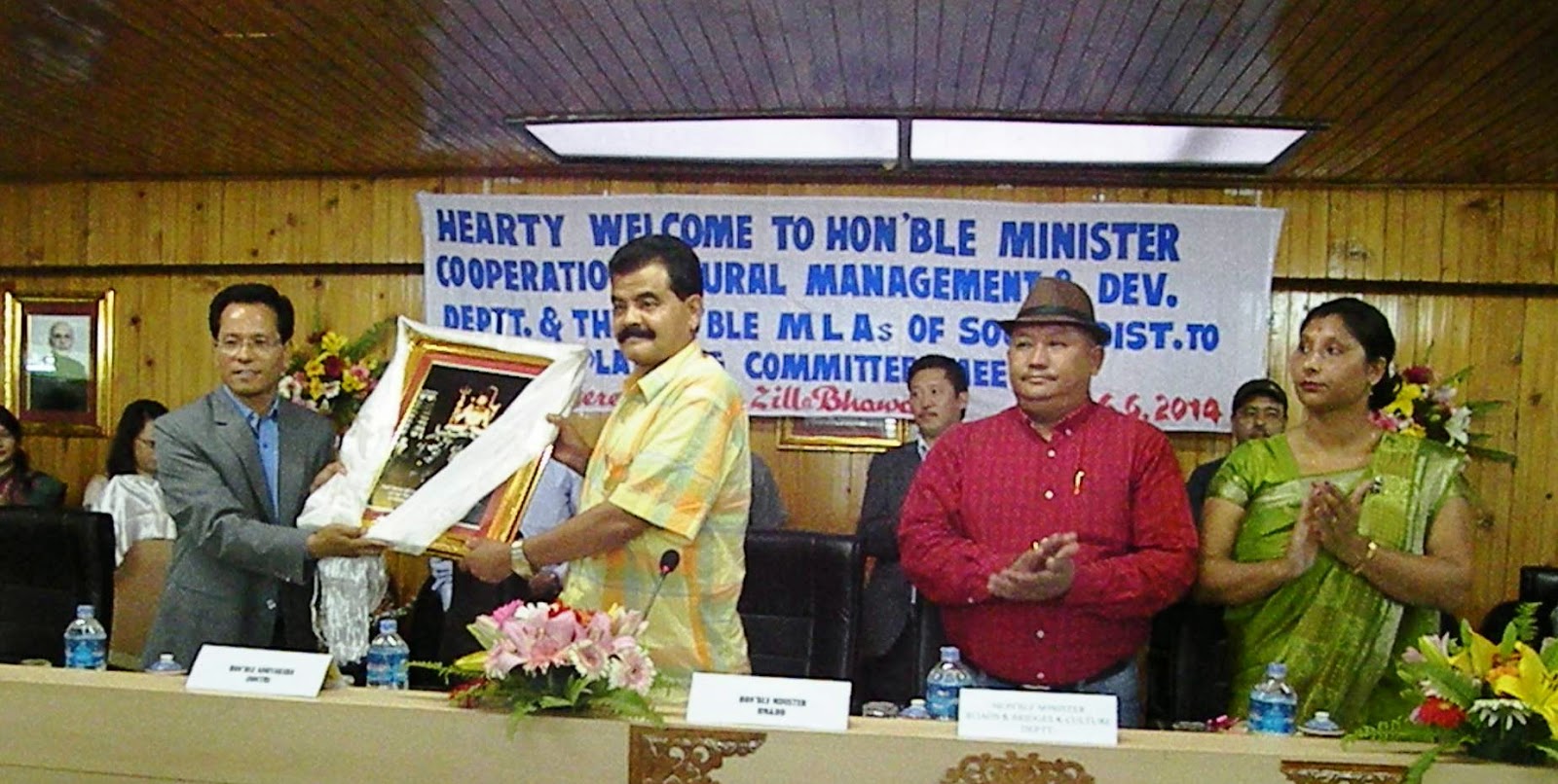 Sikkim NOW!: District level rural development meeting held at Namchi