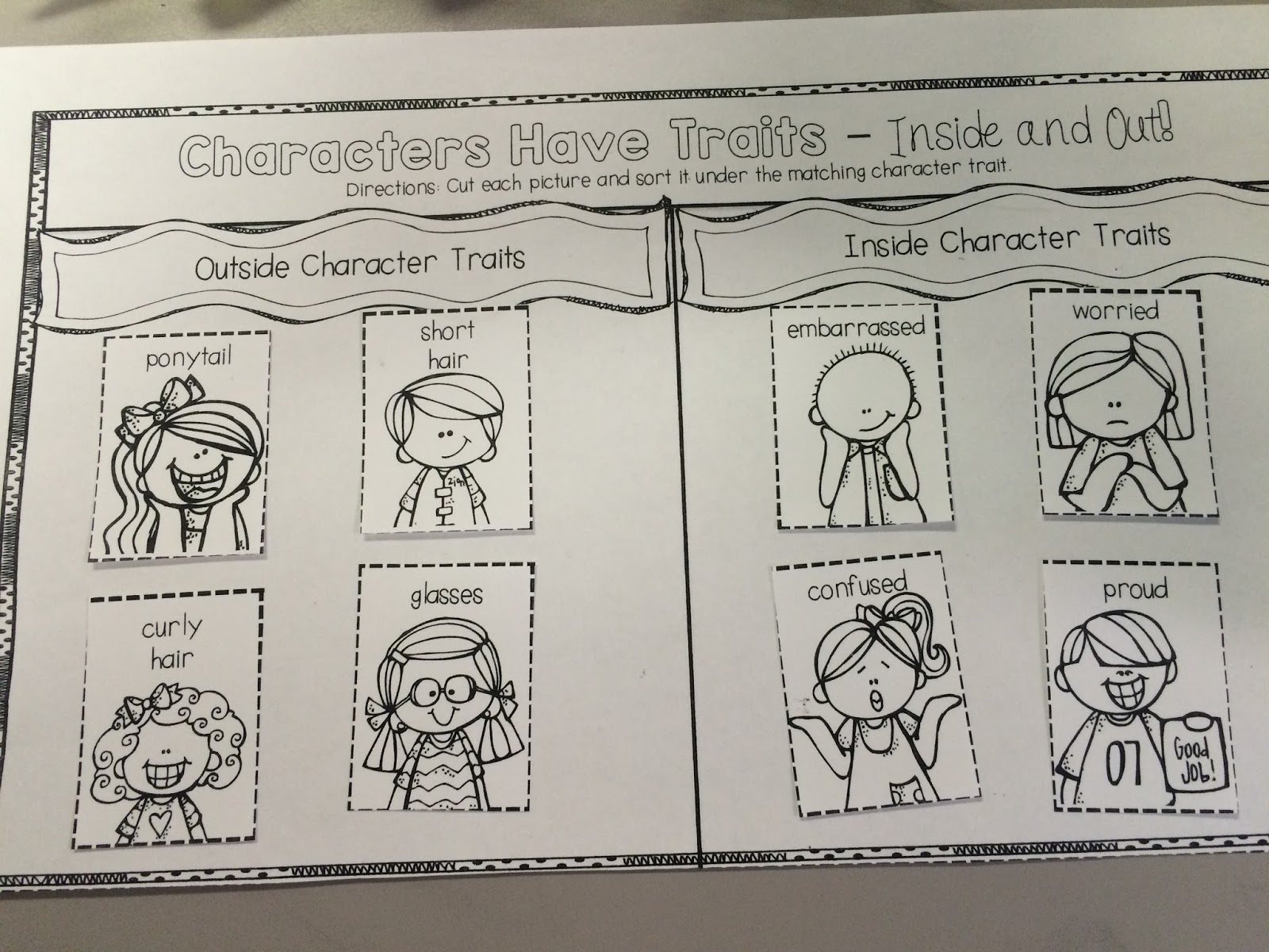 The Sassy School Teacher: Character Traits FREEBIE