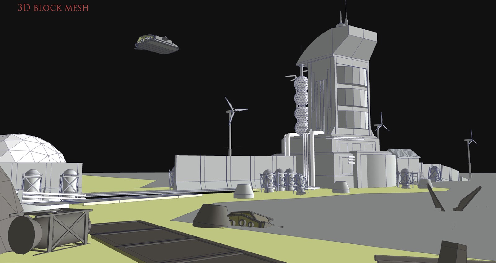 Jeremy Fenske Art: New Sci-Fi FUN! process