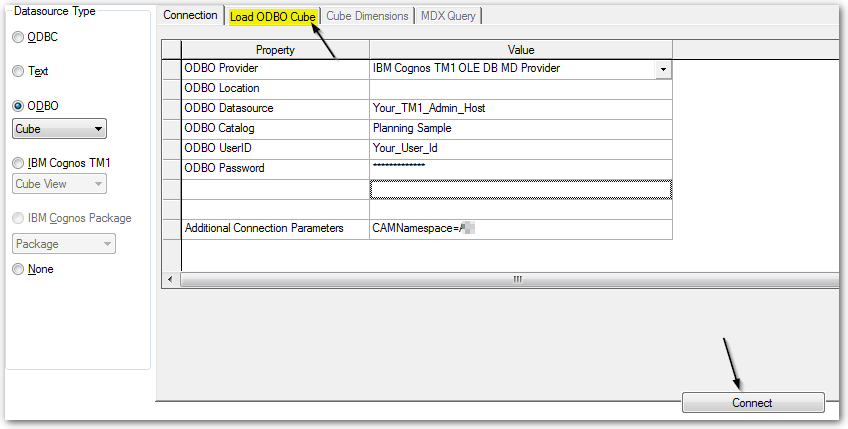 EverAnalytics: Using ODBO as datasource in Cognos TM1 Turbo Integrator (TI) Process