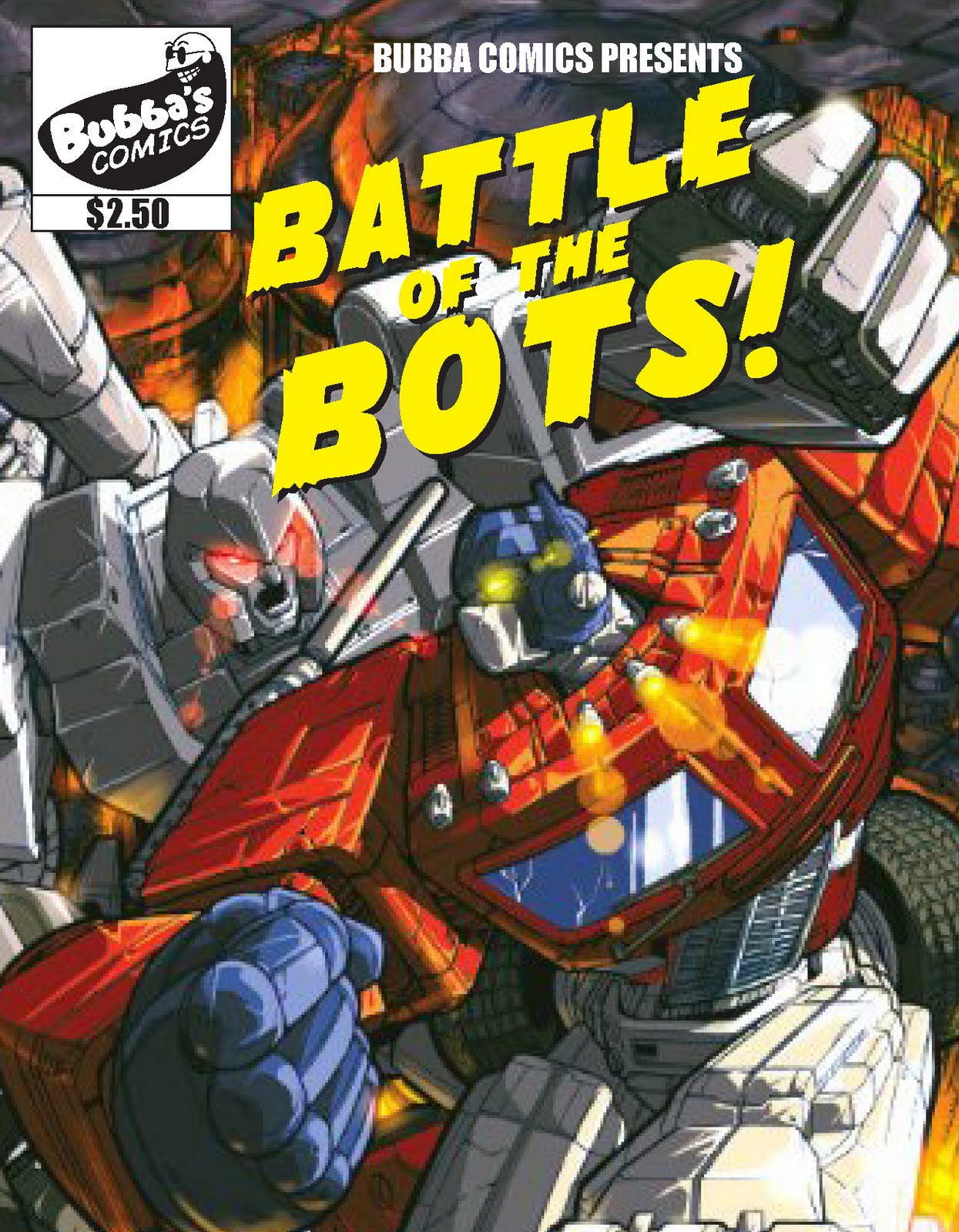 The Search for Prime Bot!: BATTLE of the BOTS comic