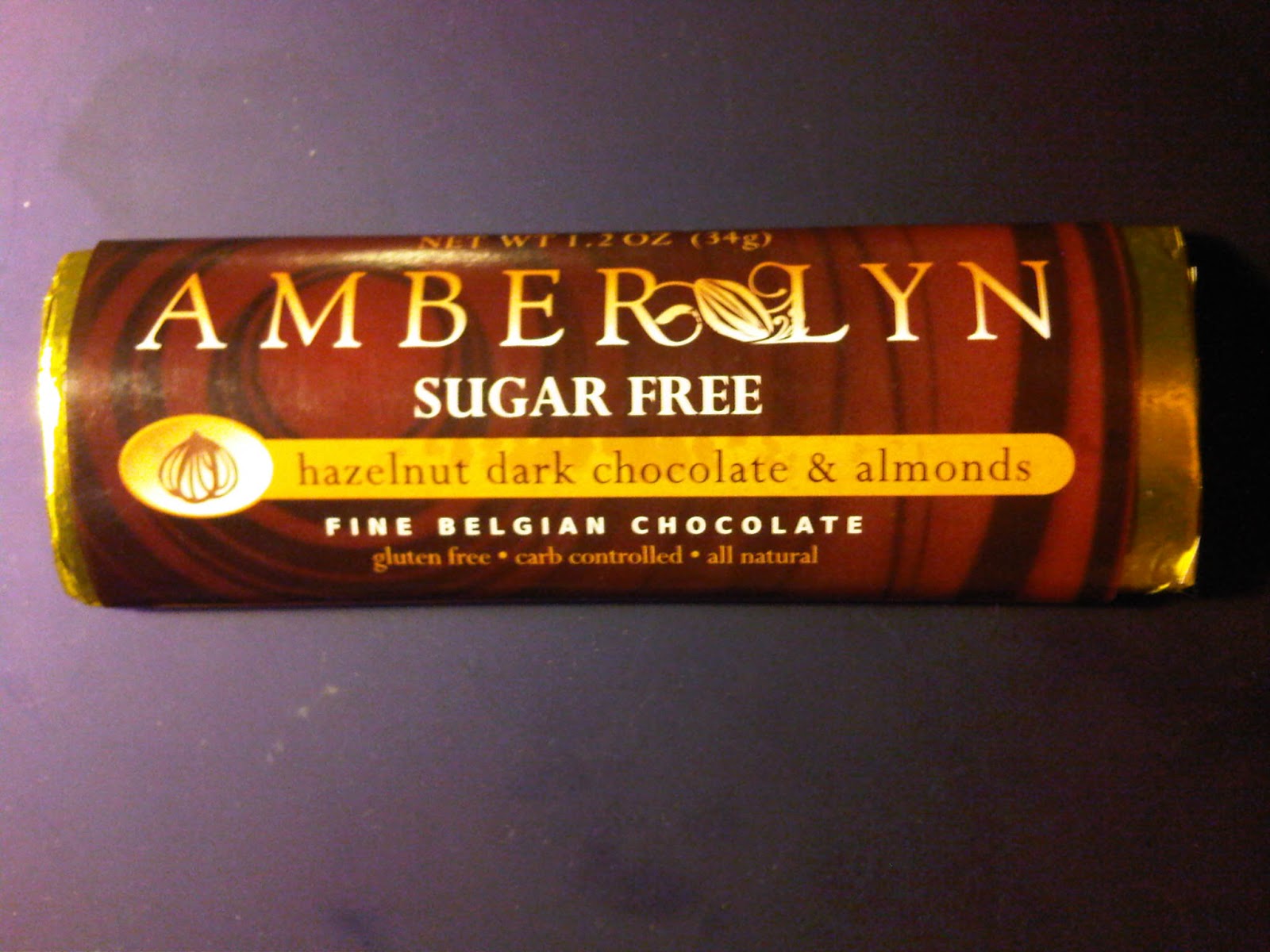 Regin's Realm: Chocolate review: Amber Lyn Sugar Free Dark Chocolate