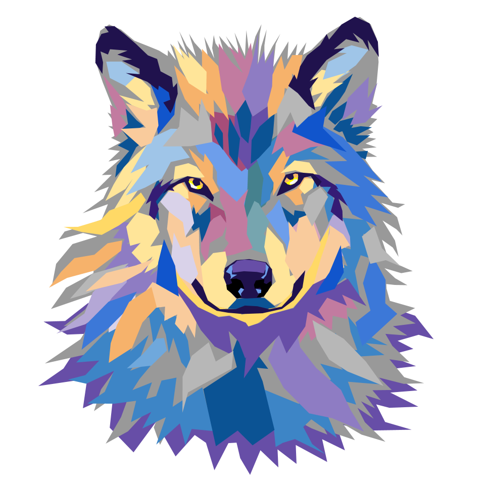 The Wolf - Vector Illustration