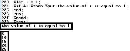 When to use IF and %IF in SAS Macros