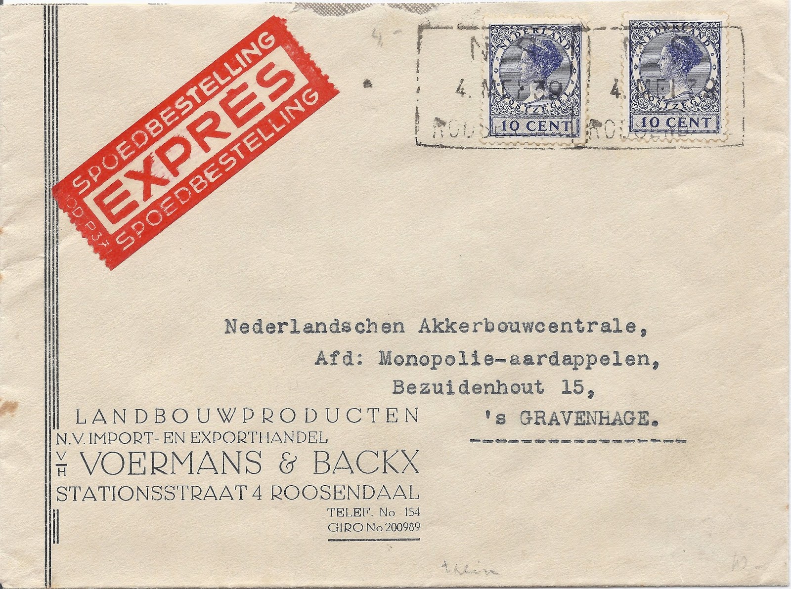 Philately of the Netherlands and Colonies: Netherlands 1939: Dutch ...