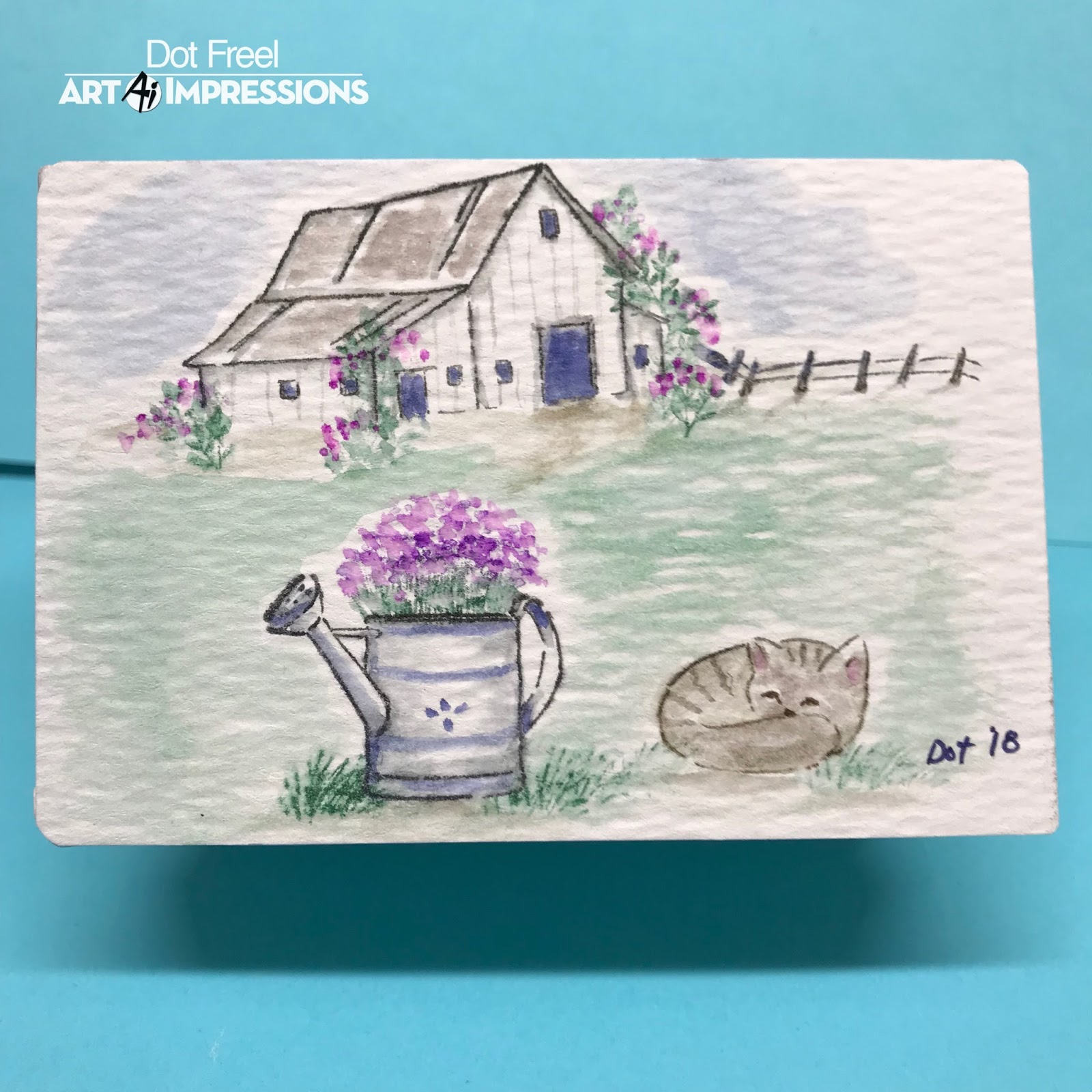 Creations by Dot J.: Watercolor Weekend April 21, 2018