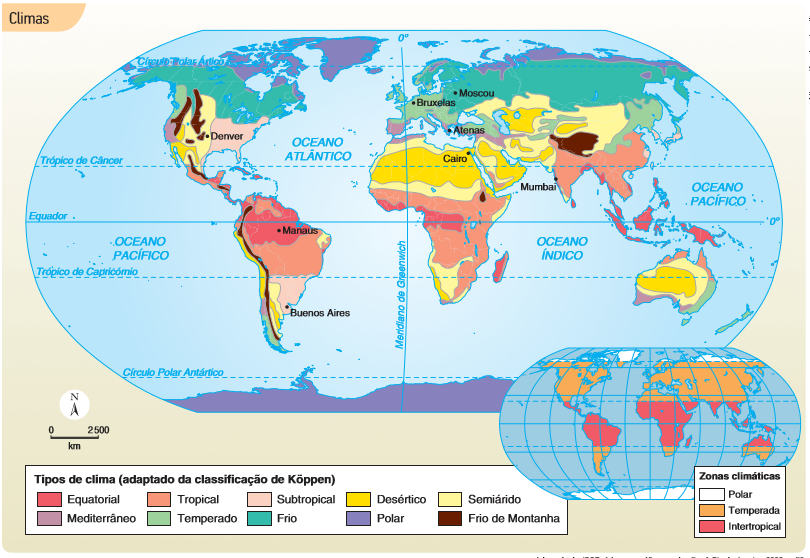 Os tipos de climas no mundo - Projeto Geografando