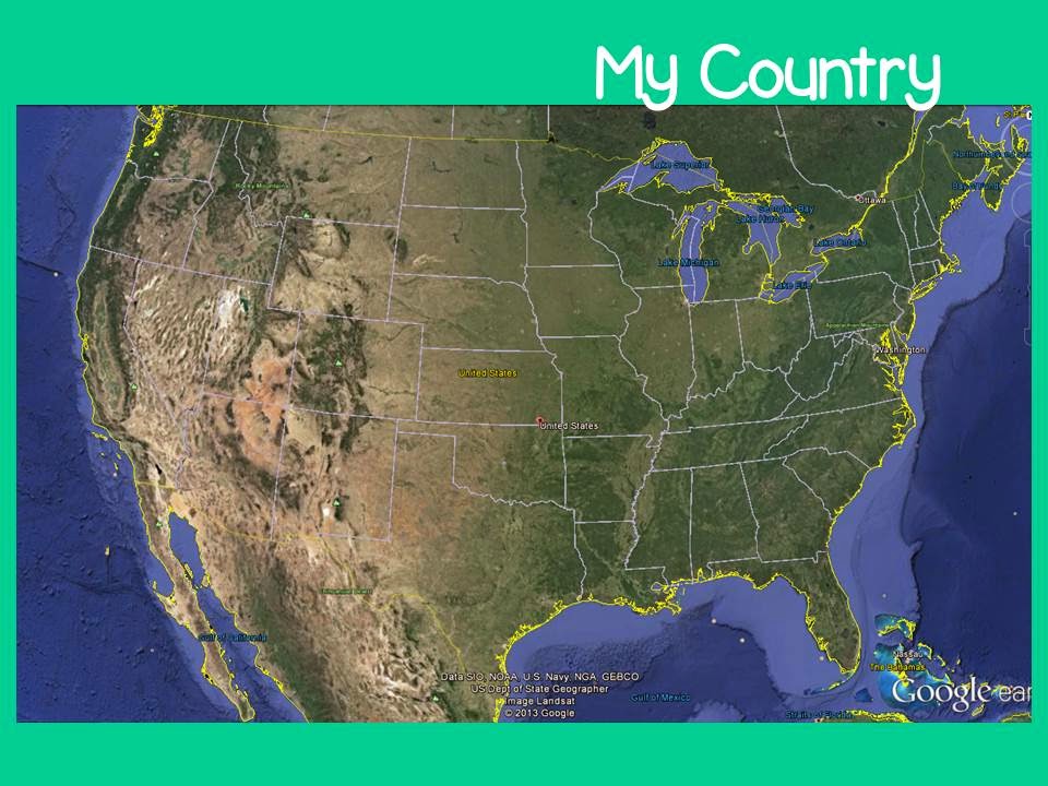 First Grade with a Cherry on Top: Geography with technology!