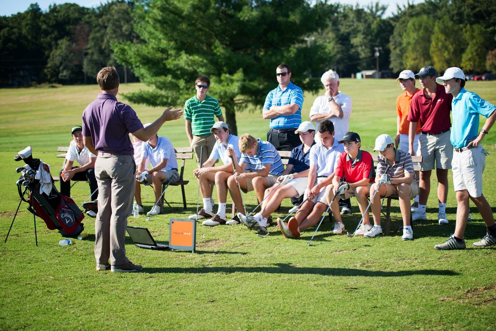 Woodberry Forest Golf: Fall golfers welcome guest instructor