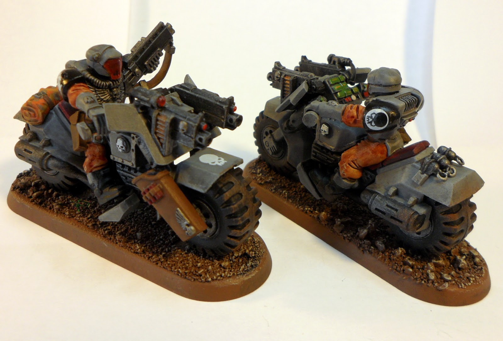 WeeMen: Relictors Space Marine Scout Bike Squad Finished