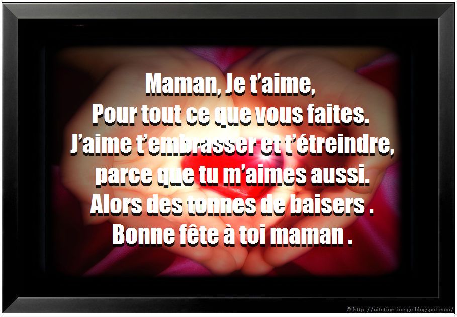 Drunkethic: Citation maman je t'aime, citations cartes de souhaits fête ...