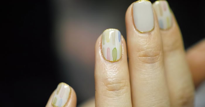 NAIL-COMMON: Fringe nail #0214