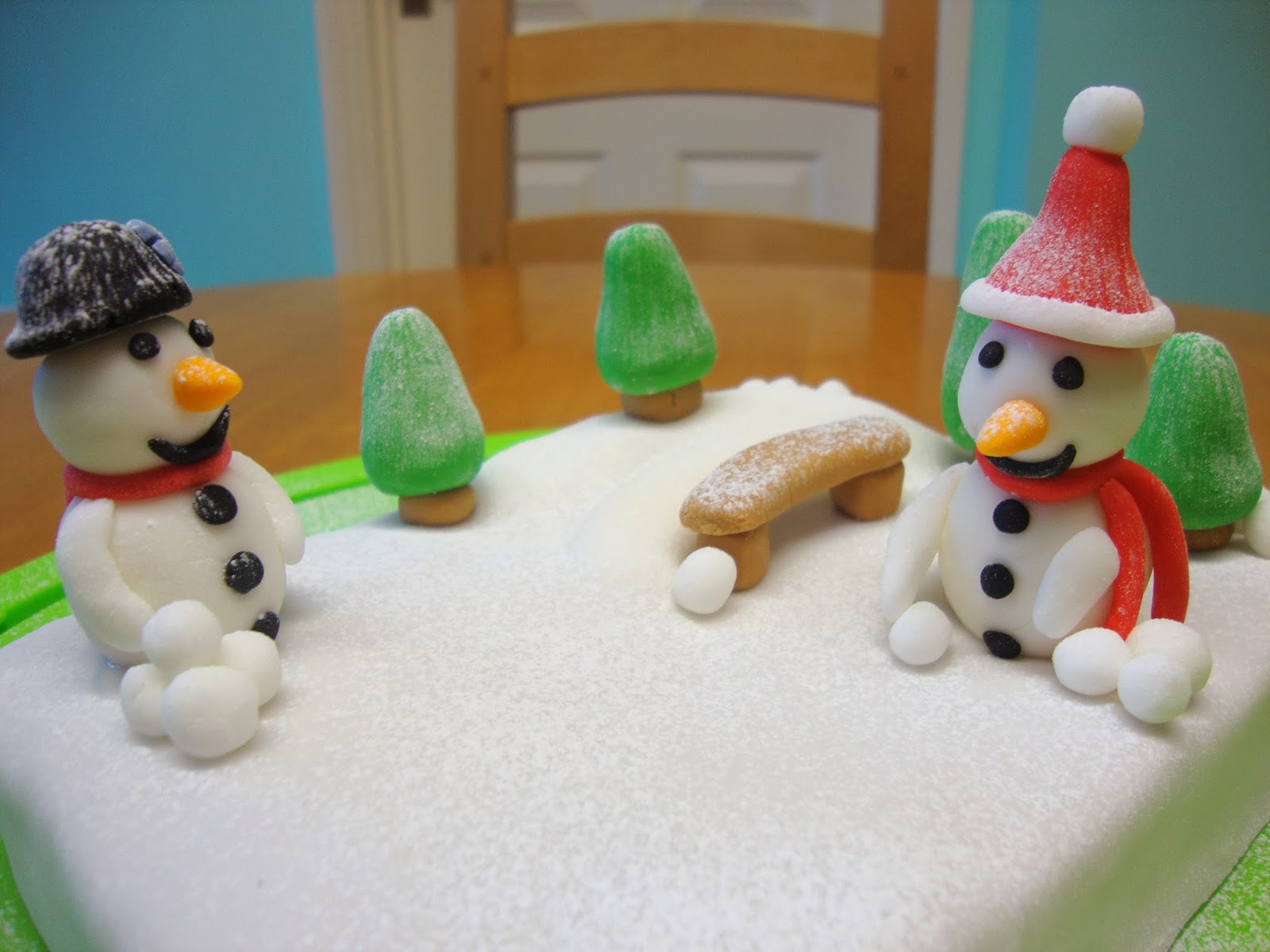 Gemma's Cakes and Bakes: Snow Scene Cake
