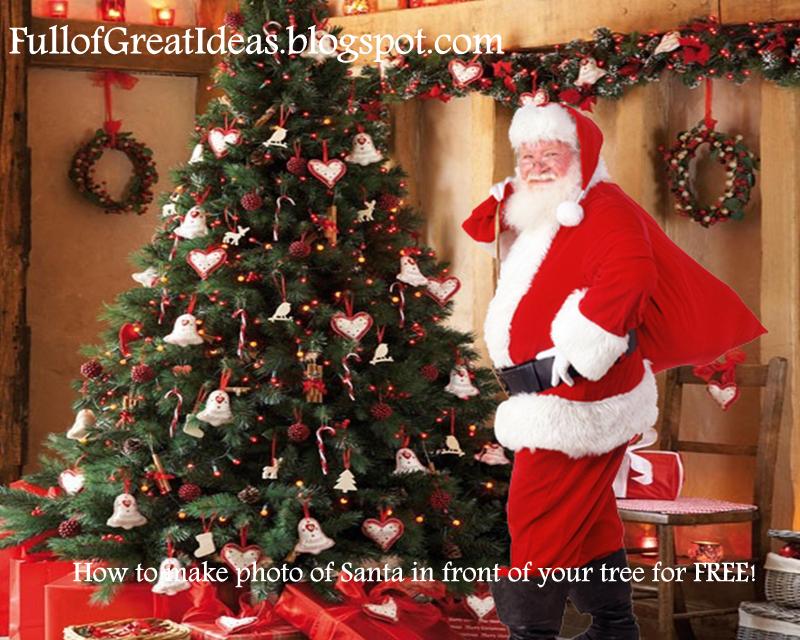 Christmas in October - Capture a Photo of Santa in front of your Tree ...