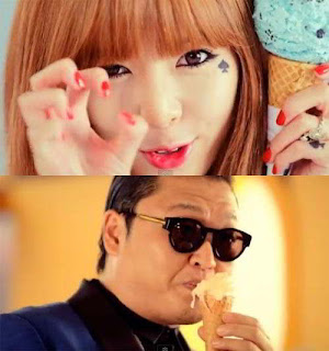HYUNA LANZA EL MV DE ICE CREAM CON PSY
