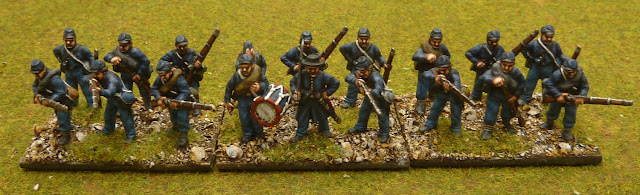 Lace 'n Big Hats: 28mm ACW Union and Confederate infantry (Perry ...