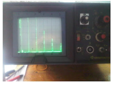 Service Ultrasonic Flaw Detector - UT USK 7 - Normal A-scan