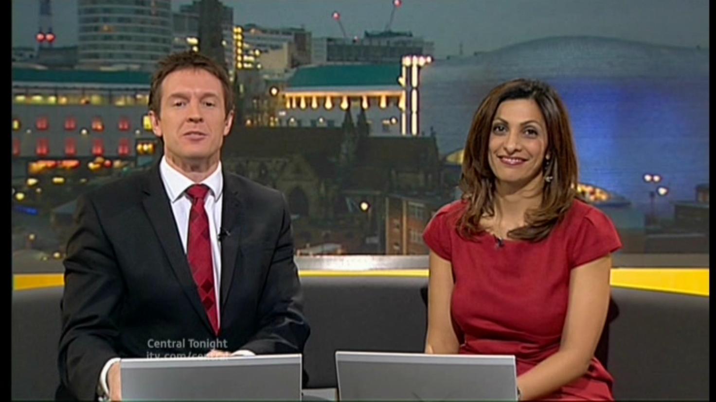UK Regional News Caps: Sameena Ali-Khan - ITV Central Tonight