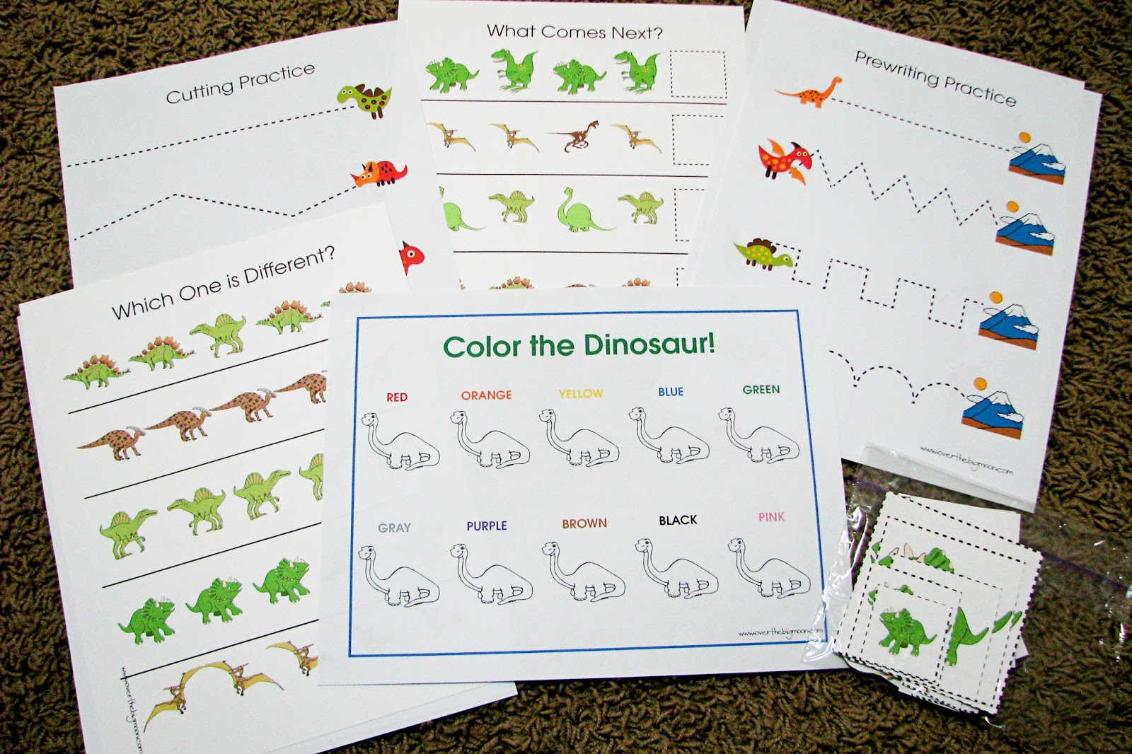 Mommy's Little Helper: Letter D/Dinosaur Preschool Theme