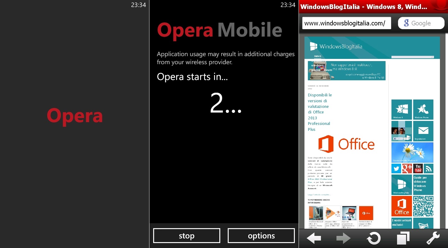 Opera Mobile 10 disponível para Windows Phone 7 Interop-Unlock ...