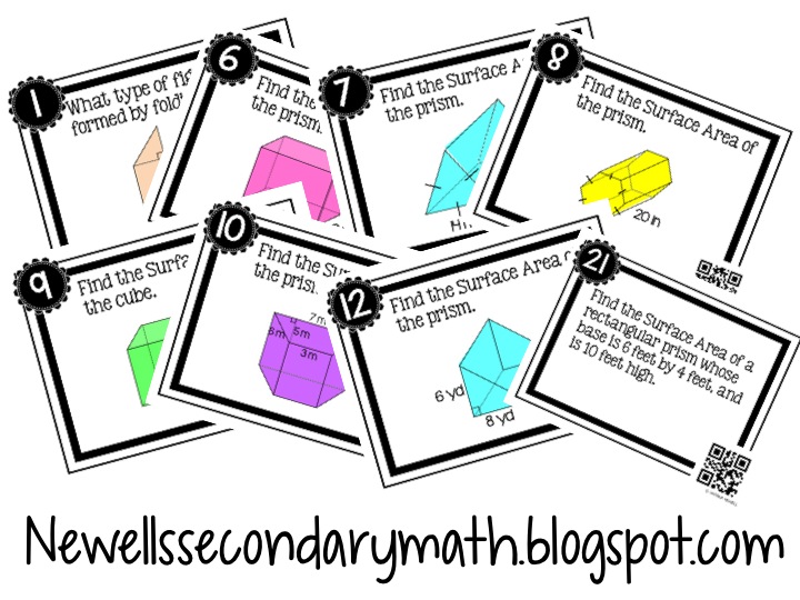 Surface Area of Prisms | Mrs. Newell's Math