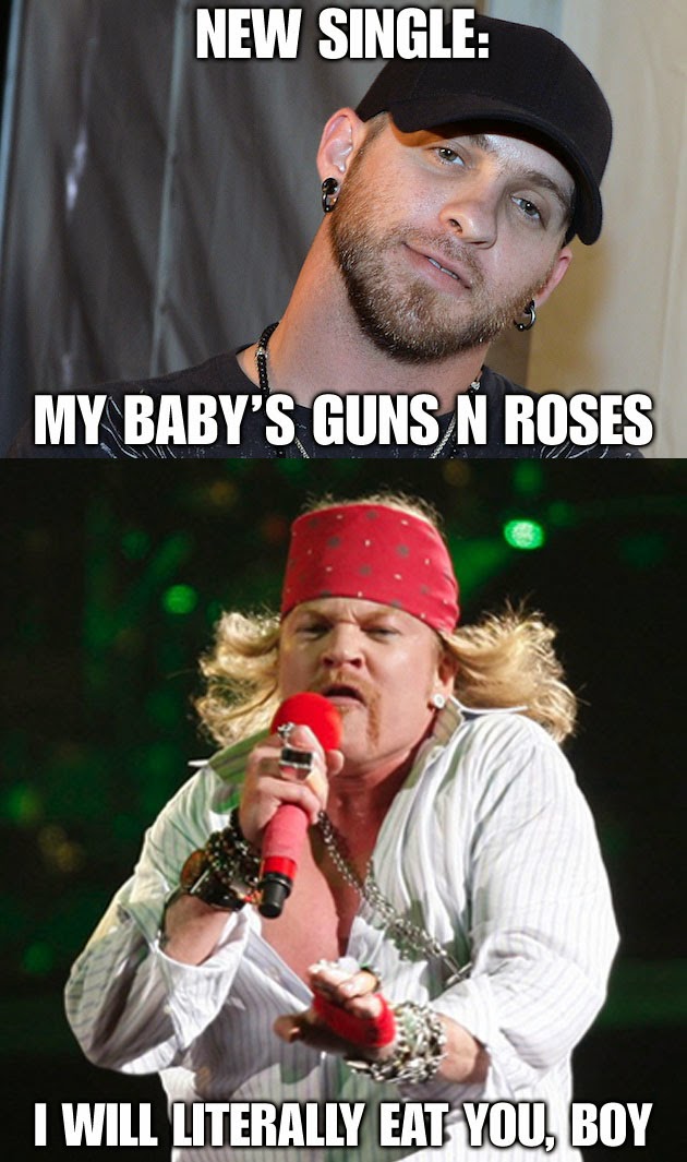Farce the Music: Monday Morning Memes: Cash, Axl, Brantley