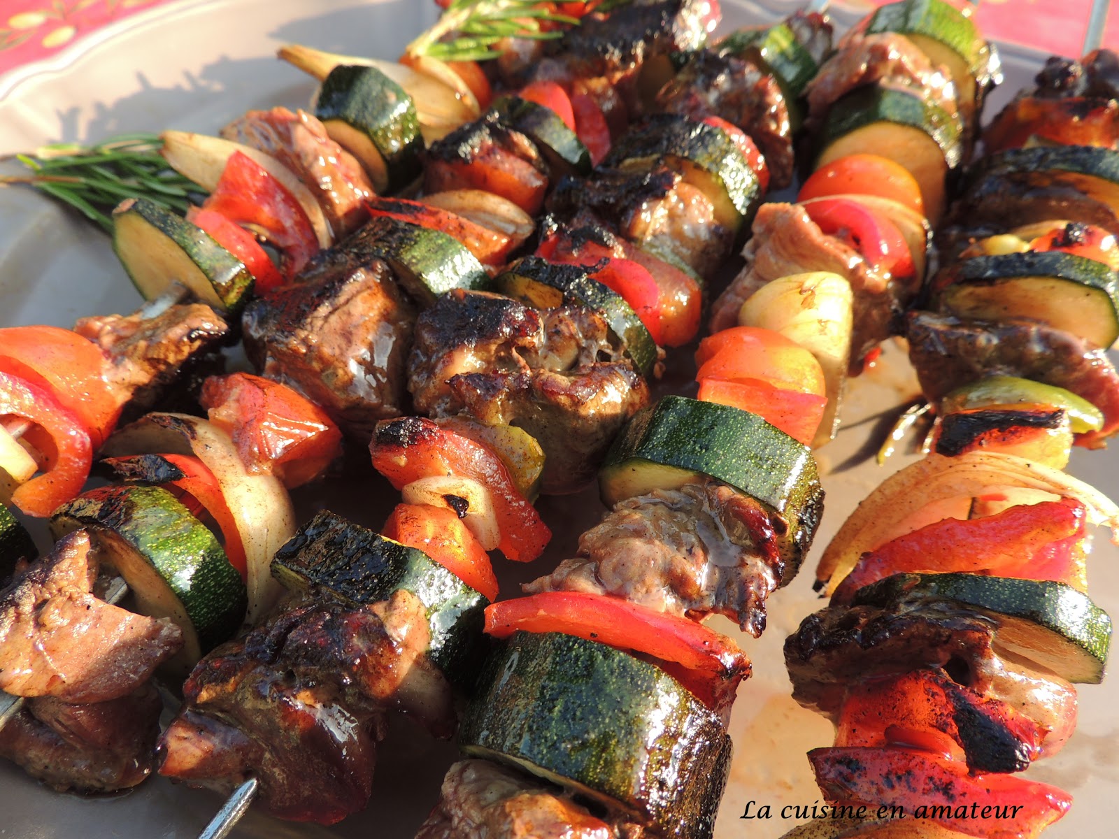 La cuisine en amateur de Maryline: Faux filet en brochettes