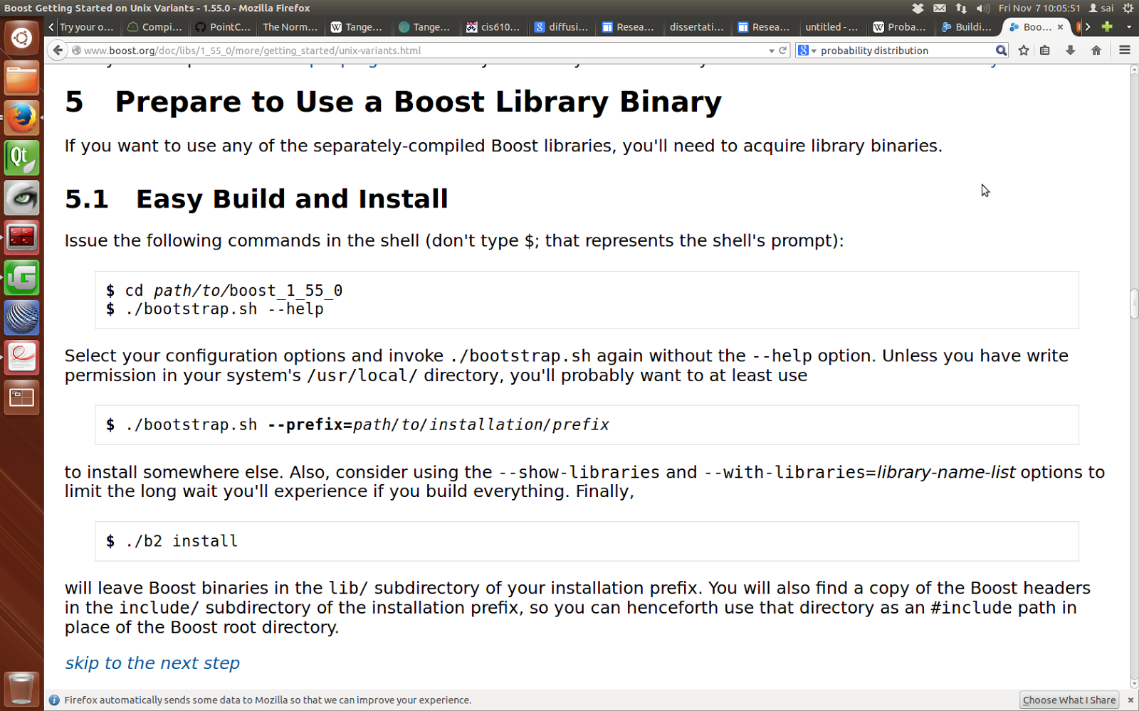 Random Thoughts How To Build And Install Boost Libraries