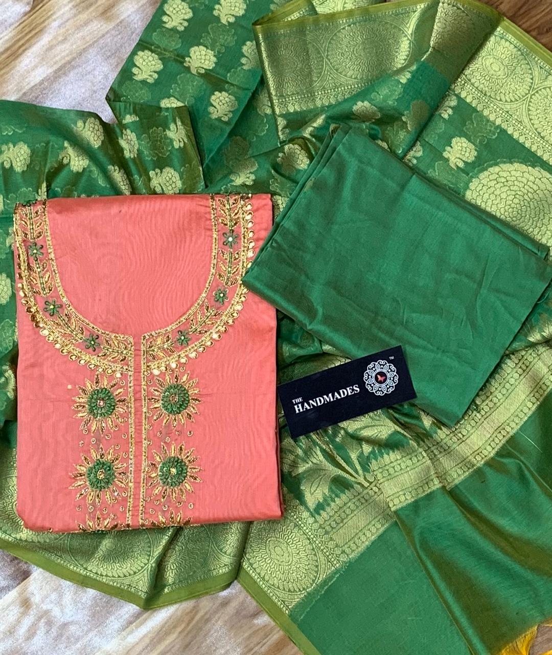 Handloom dress materials