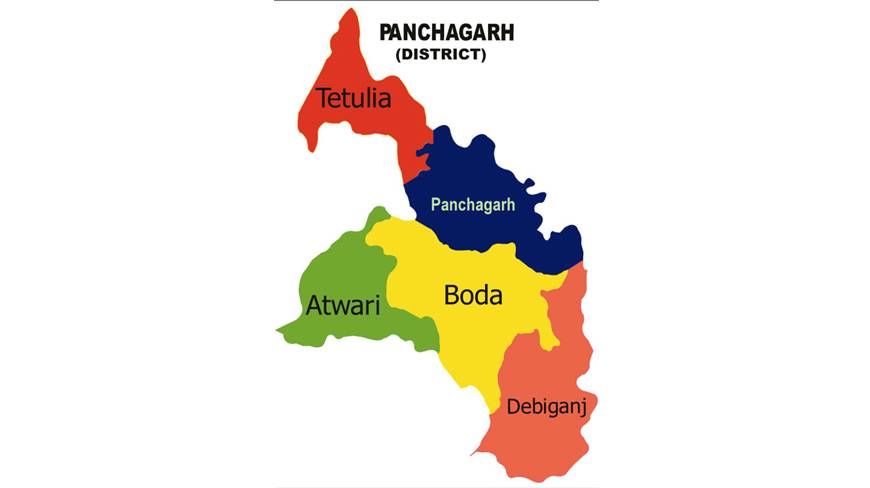 Panchagarh District: Panchagarh District Map
