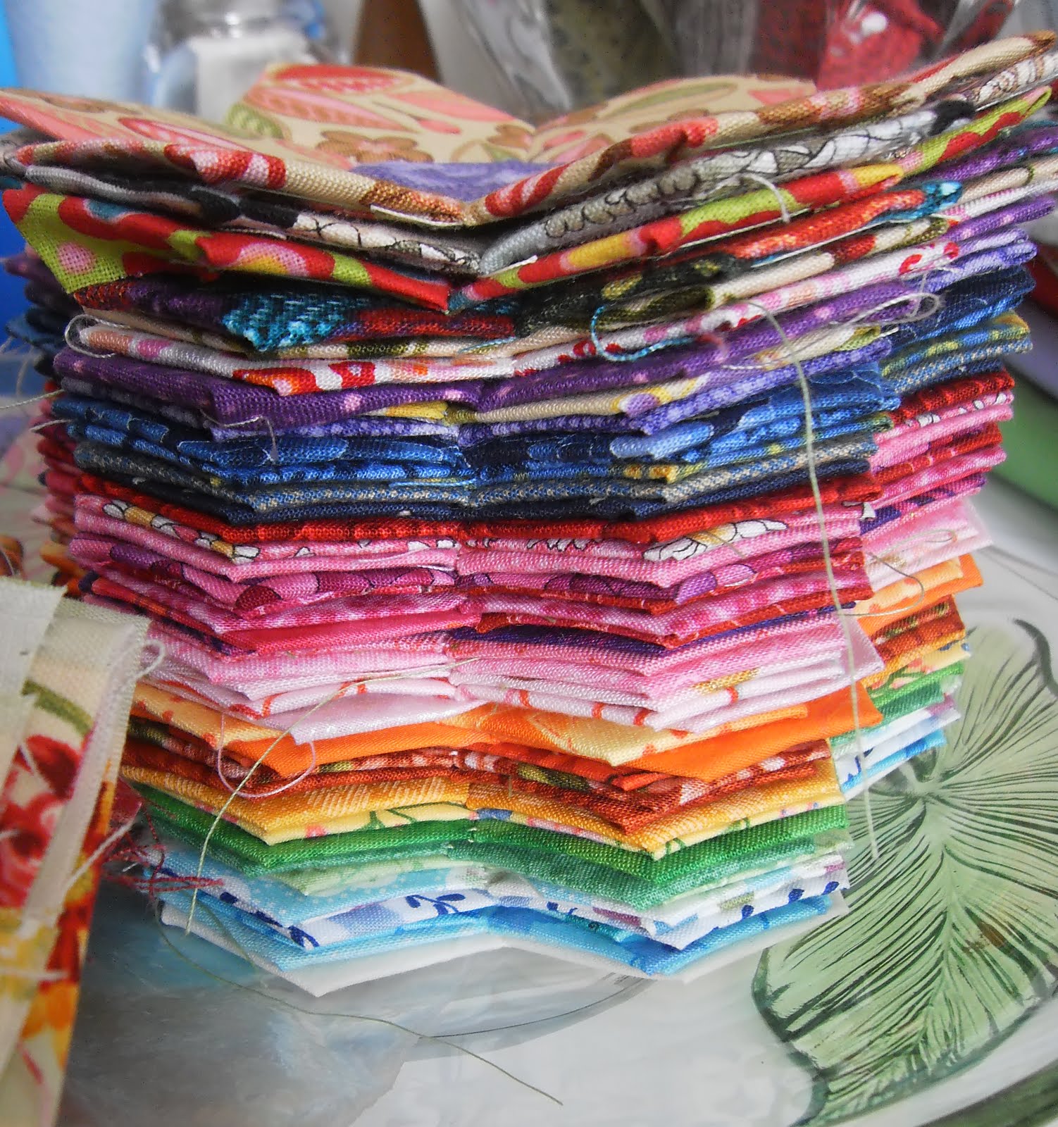 Patchwork-blomsten: Flere pakker....