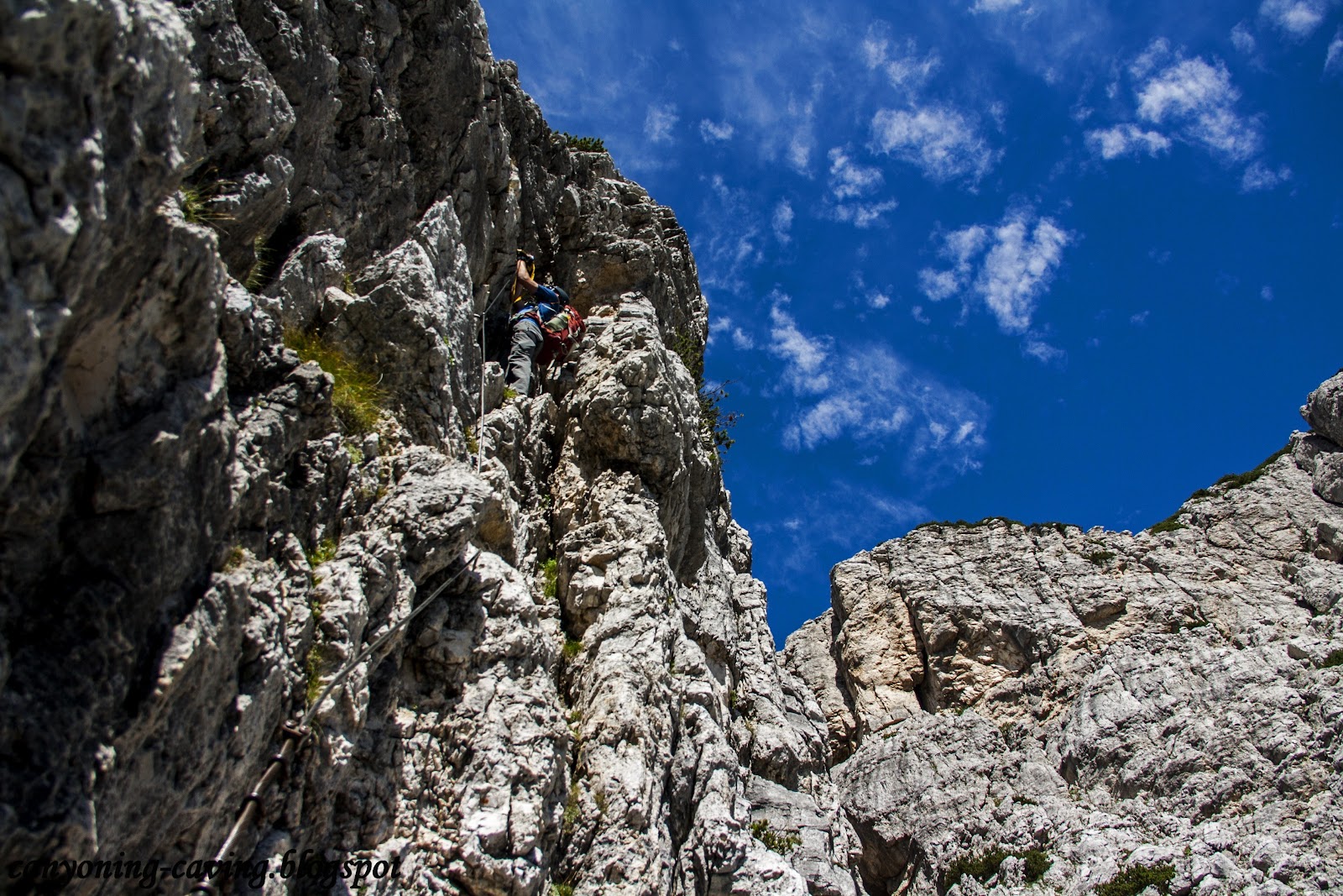 Canyoning - Caving: Via Ferrata Ettore Bovero/Col Rosa, Cortina, Dolomites