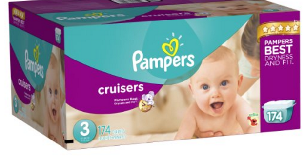 174ct Pampers Cruisers Diapers Economy Plus Pack $29.43 (Reg $45 ...